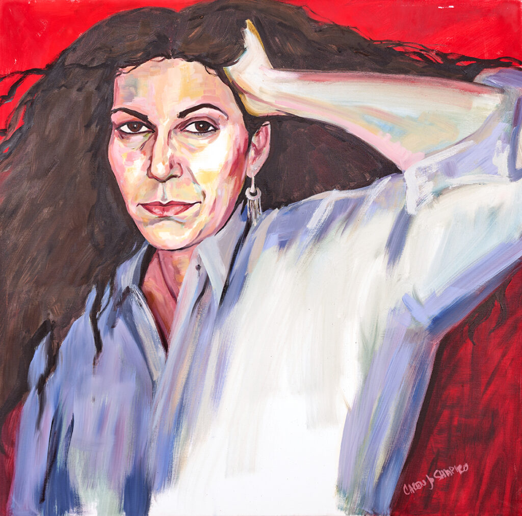 CJ Shapiro; Bobbi ; 2000; oil on canvas; 36 x 36 in
